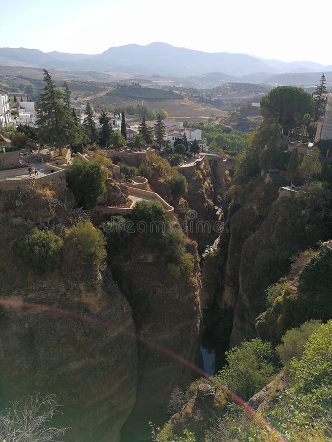 Puento nuevo stock image. Image of ronda, distance, puento - 103205499