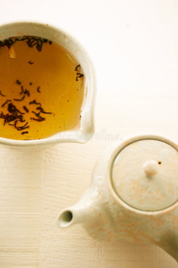 Puer Tea in a Traditional Teacup Stock Photo - Image of organic, lane ...