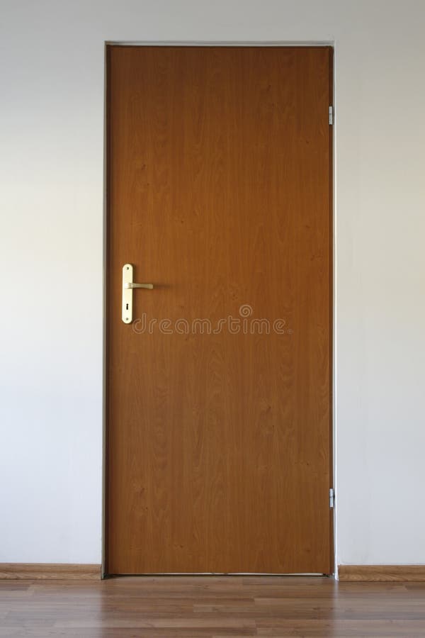 A puerta cerrada foto de archivo. Imagen de plano, clave - 5087906