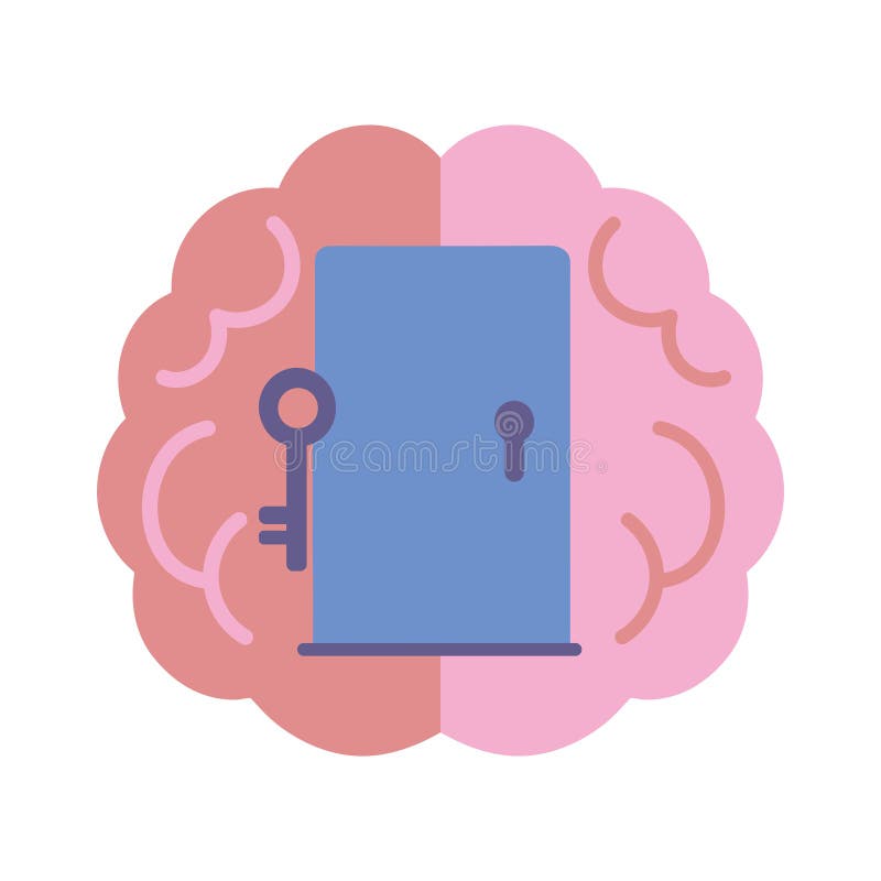 Puerta De La Mente Subconsciente Stock de ilustración - Ilustración de ...