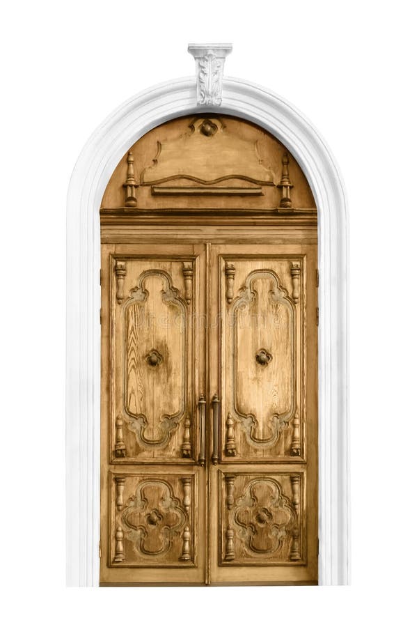 Puerta De Madera Del Vintage Cerrado Foto De Archivo Imagen De
