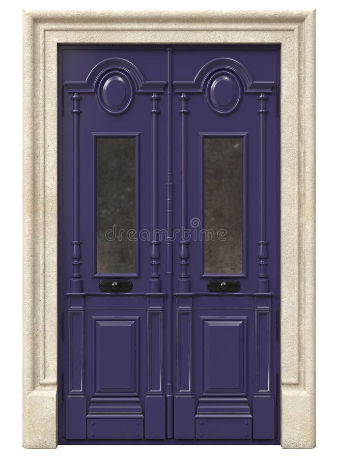 Puertas Clásicas De Entrada Para La Casa Foto De Archivo Imagen De