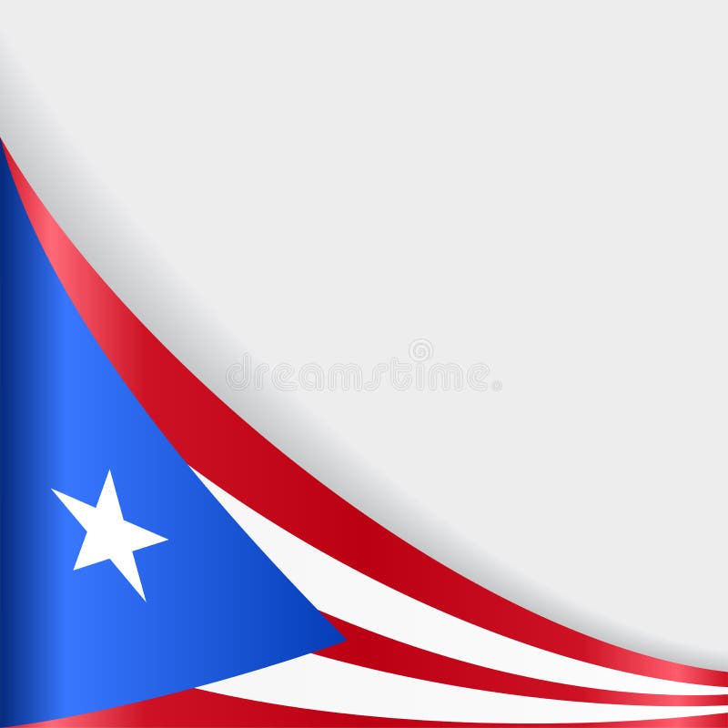 Puerto Rican Flag Background. Vector Illustration. Stock Vector ...