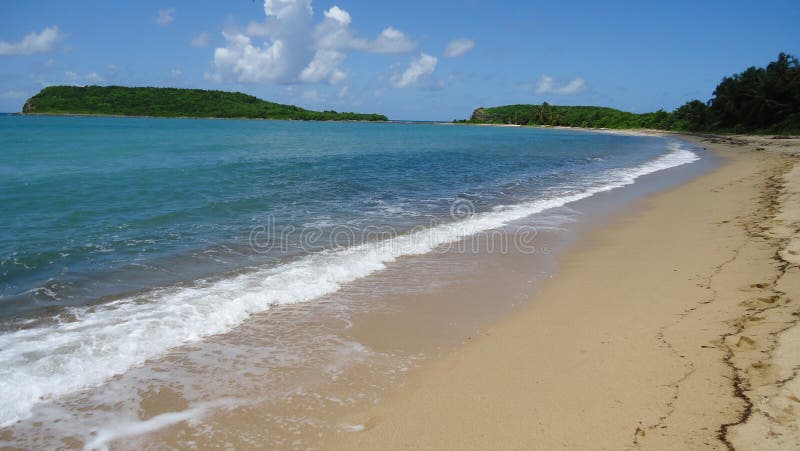 Puerto Rico Beach stock photo. Image of shore, waves - 45252024