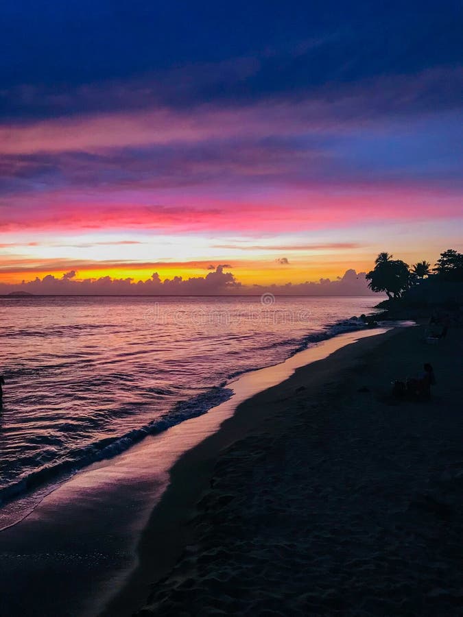 Puerto Rico Beach in June of 2021 Stock Photo - Image of sunrise, beach ...