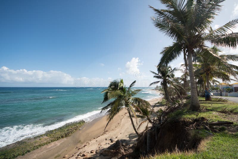 Puerto Rico Beach Scene image éditorial. Image du atlantique - 103260175