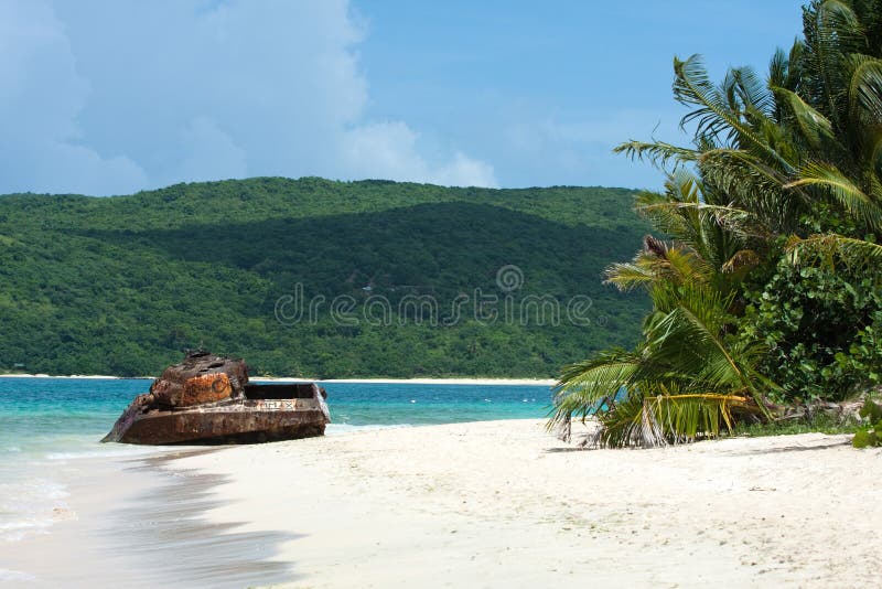 Tropical Beach Snow Globe stock image. Image of lagoon - 17067649