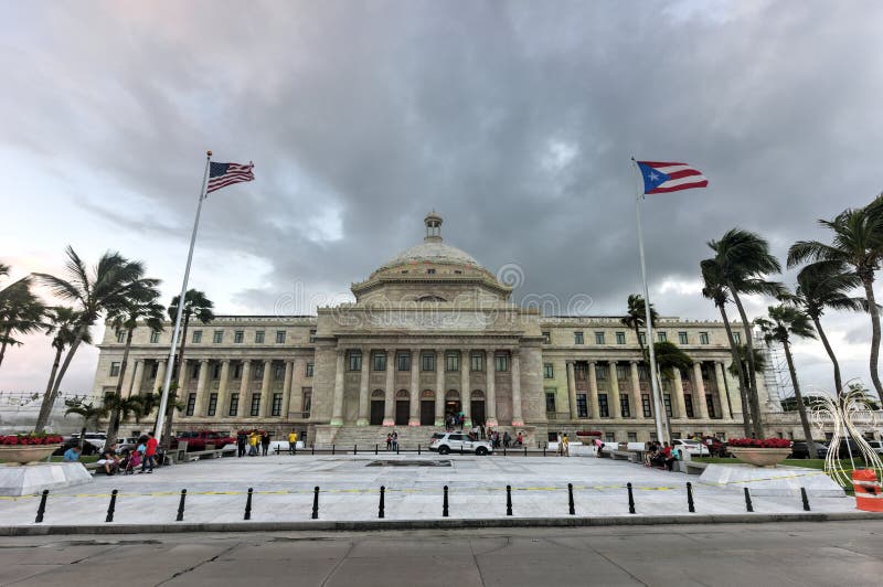 Puerto Rico Capitol Building - San Juan Redaktionell Bild - Bild av ...
