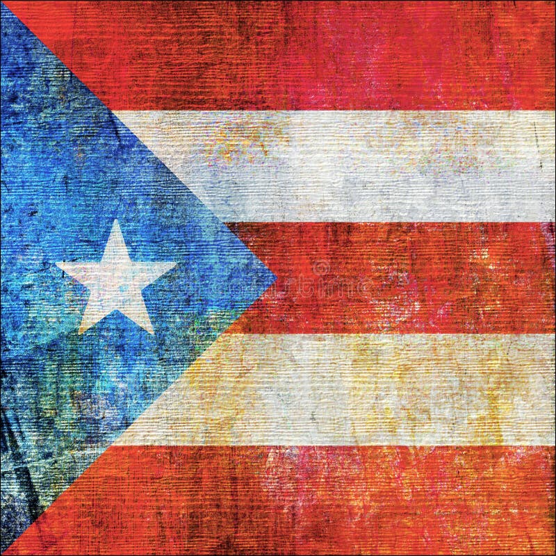 Puerto Rico Grunge Style Flag Stock Illustrations – 34 Puerto Rico ...