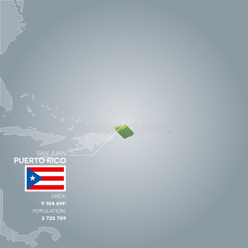 Puerto Rico Map Population Stock Illustrations – 24 Puerto Rico Map ...