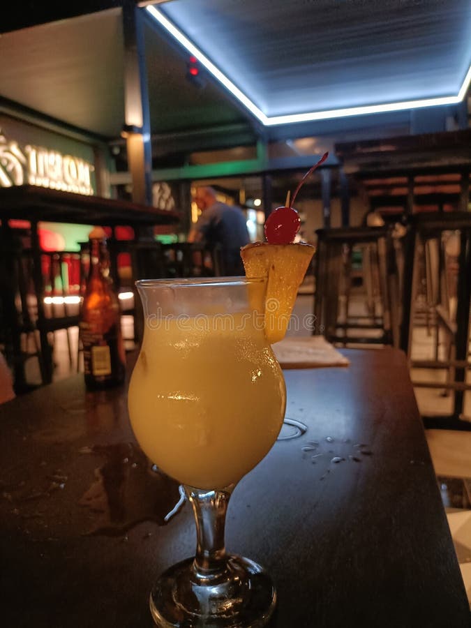 Puerto Rico’s National Drink: the Piña Colada Stock Image - Image of ...