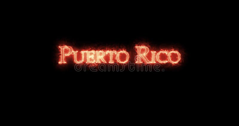 Puerto Rico Realistic Flag Animation. Stock Video - Video of texture ...