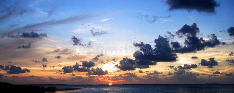 Puesta del sol en Key West foto de archivo. Imagen de recurso - 71626