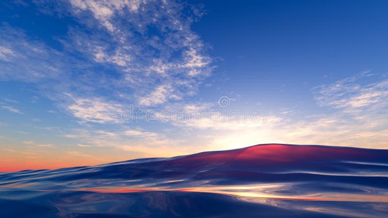 Puesta del sol en el mar foto de archivo. Imagen de hermoso - 60850820