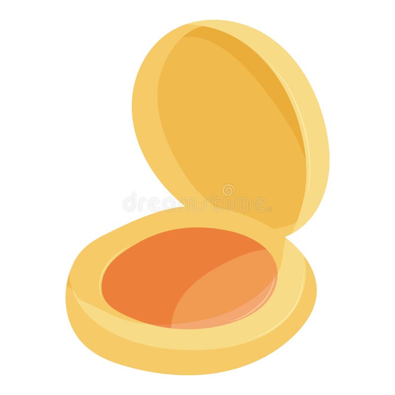 Puff-box Icon, Cartoon Style Stock Vector - Illustration of powder ...