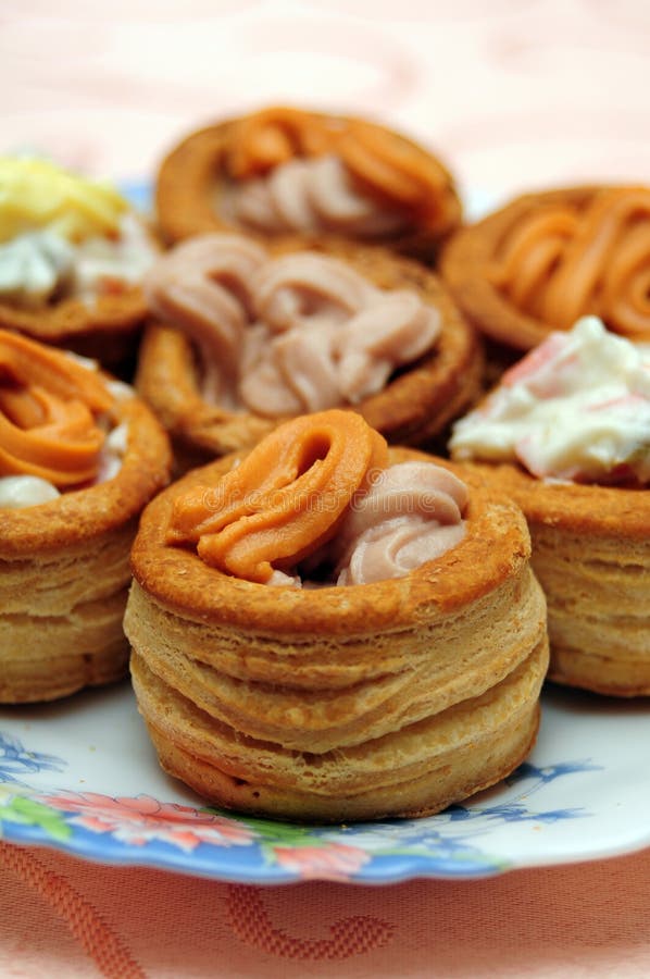 Puff pastry appetizer stock image. Image of appetizer - 30421235