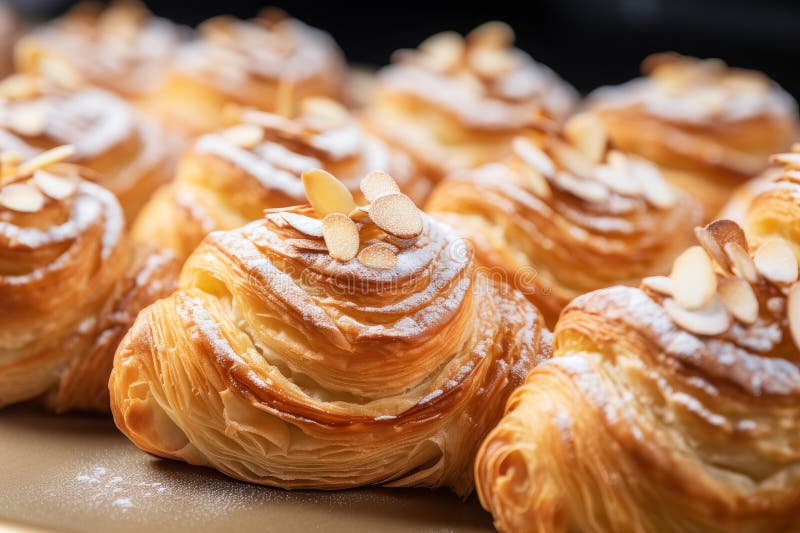 Puff Pastry Bakery. Generate Ai Stock Image - Image of delicious ...