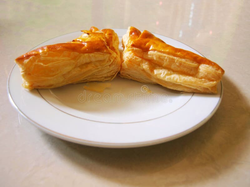 Puff Pastry Cake that Looks Very Delicious Stock Image - Image of fruit ...