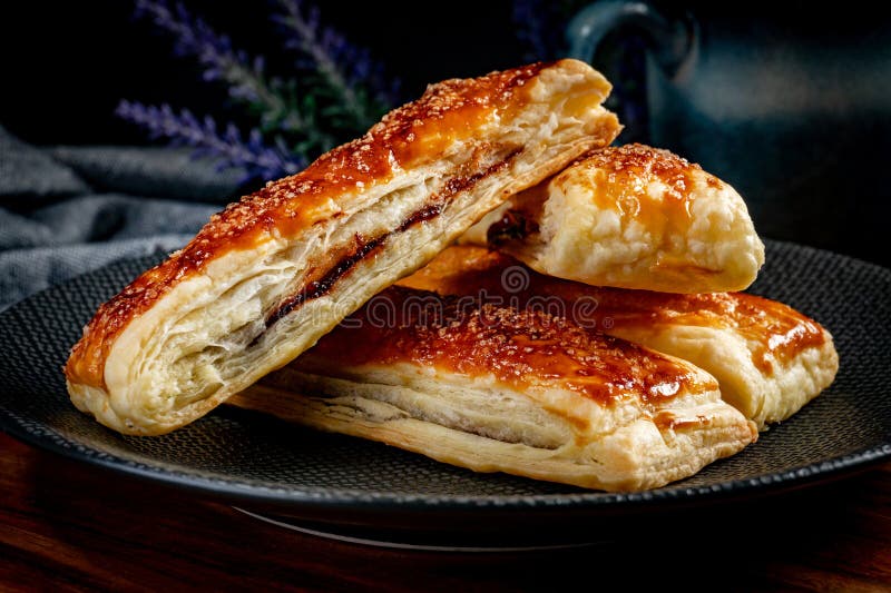 Puff Pastry Cookies with Jam Stock Photo - Image of eating, puff: 305555104