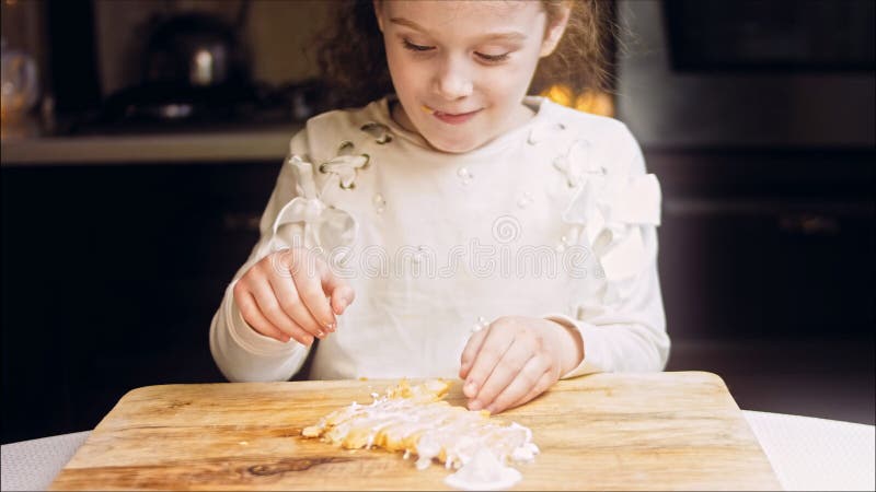 Puff Pastry with Cream. the Cake is Round in Shape Stock Photo - Image ...