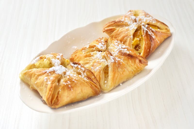 Puff pastry stock image. Image of bread, french, flavor - 50391155