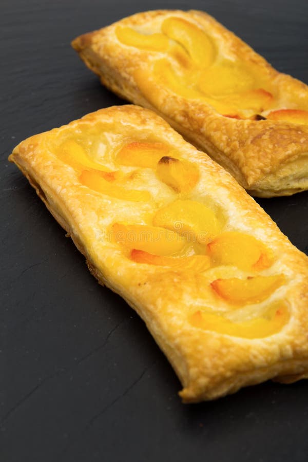 Puff pastry slices stock photo. Image of texture, calorie - 55052030