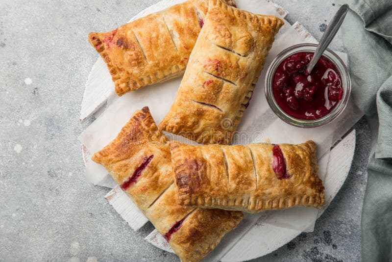Puff Pastry Stuffed with Berries Stock Photo - Image of bakery, cookery ...