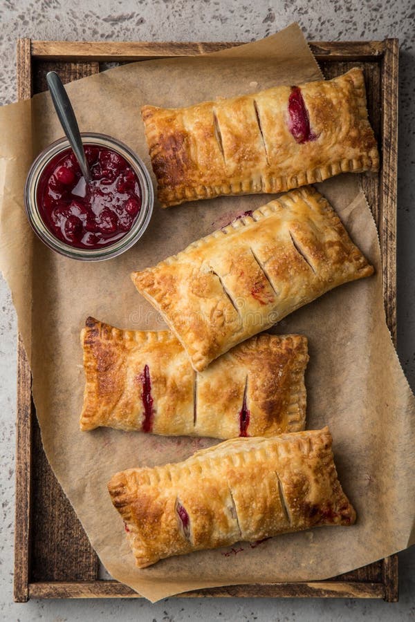 Puff Pastry Stuffed with Berries Stock Image - Image of brunch, pastry ...