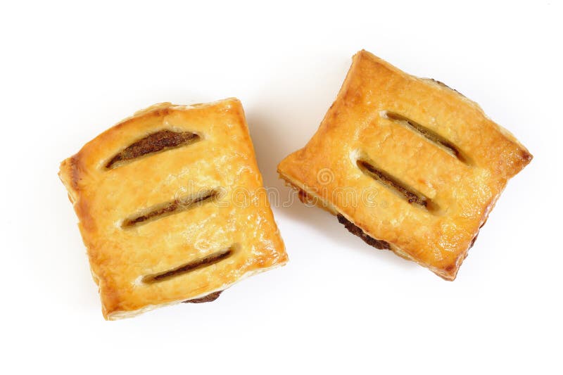 Puff Pies with a Chicken Liver. Stock Image - Image of bread, lunch ...