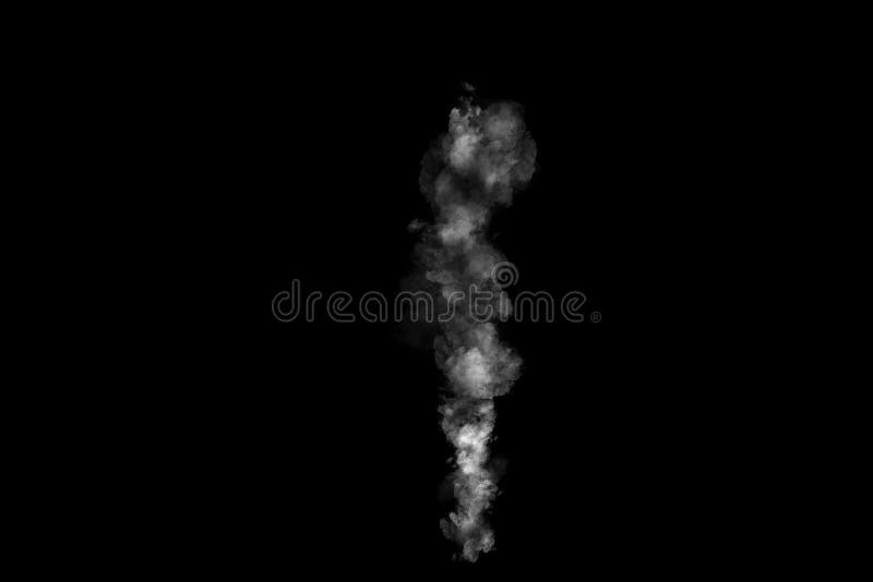 Puff of Smoke on a Black Background Stock Illustration - Illustration ...