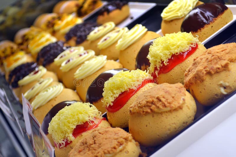 Puff stock photo. Image of food, still, delicious, yellow - 34239122