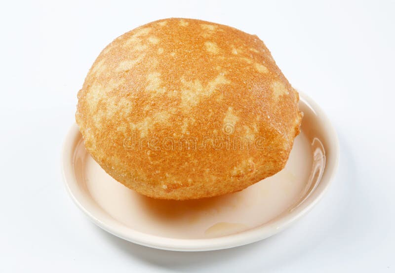 Puffed poori stock photo. Image of oily, fried, poori - 37674844