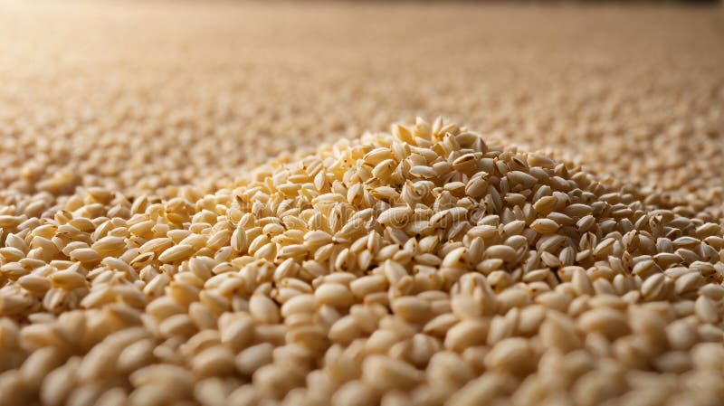 Puffed Rice Background. the View from Top Stock Illustration ...