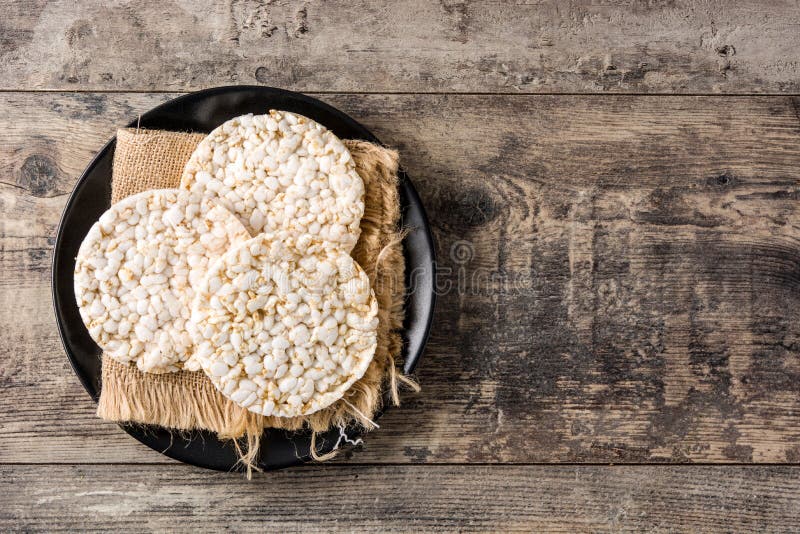 Puffed rice cakes stock photo. Image of cakes, round - 192714810