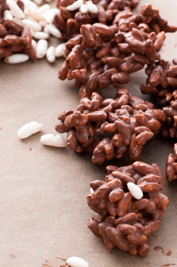 Puffed Rice Chocolate stock photo. Image of rice, chocolate - 28918330