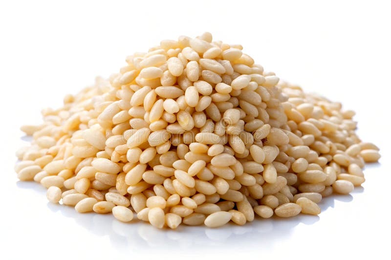 Puffed Rice â€ Light, Airy, Off-White Grains with a Crisp Texture on a ...