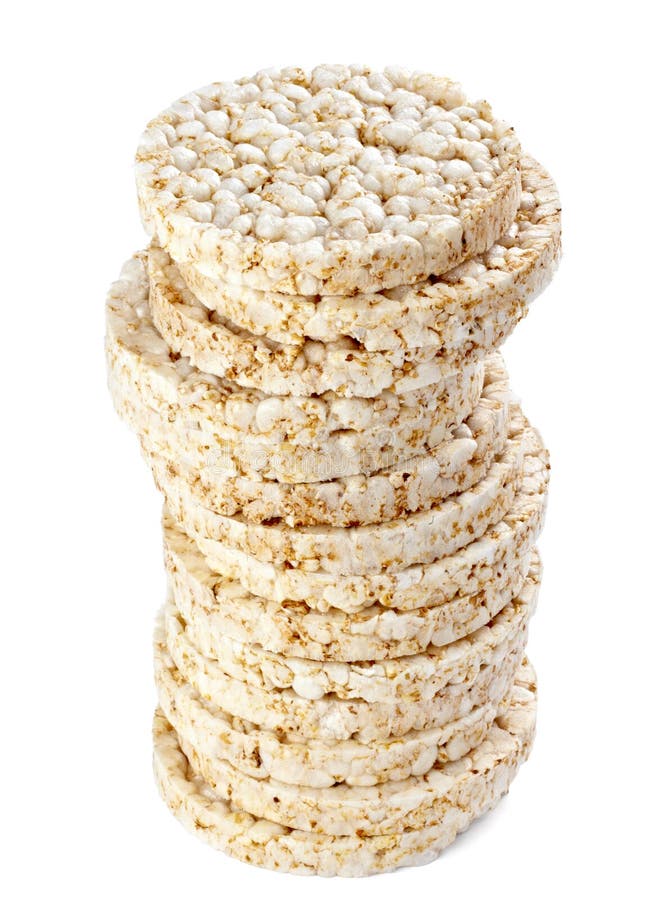 Puffed Rice Bars (kozinaki) on White Background Stock Photo - Image of ...