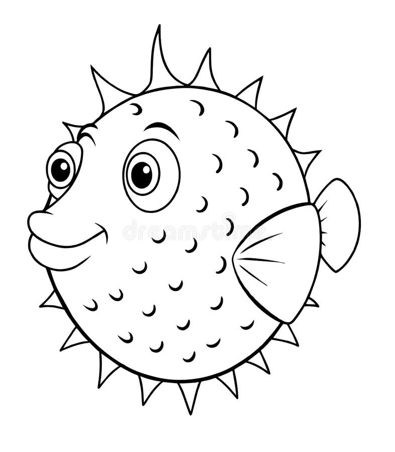 Puffer Fish Drawing Stock Illustrations – 971 Puffer Fish Drawing Stock ...