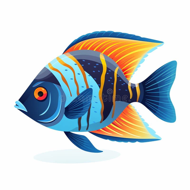 Pufferfish Puffing Up in Defense Stock Illustration - Illustration of ...