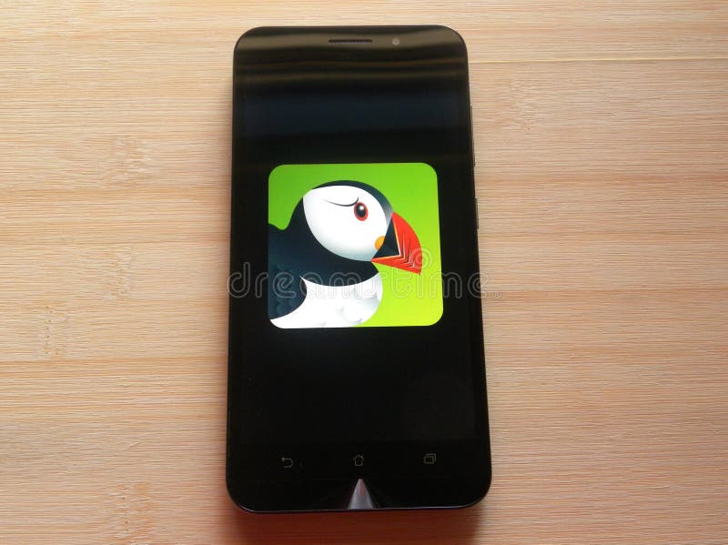 Puffin Browser editorial photo. Image of internet, computer - 147041501