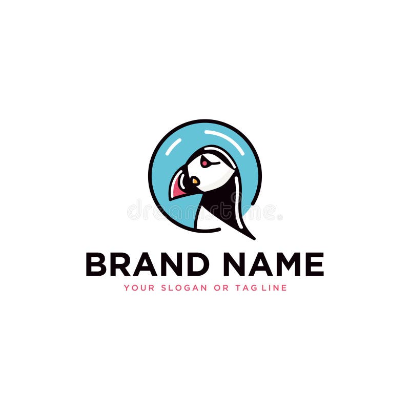 Puffin Logo Vector Template Stock Vector - Illustration of brand ...