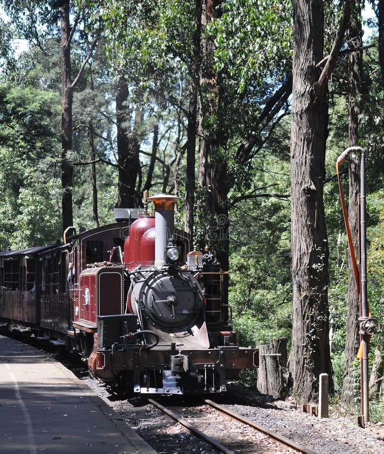 Puffing Billy in Emerald stock image. Image of puffing - 14775589