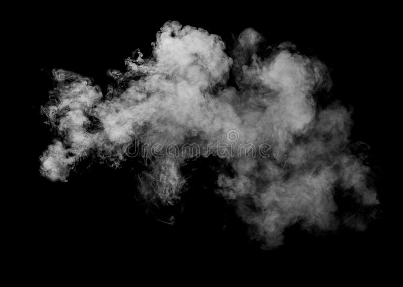 Puffs of Smoke from a Candle Against a Dark Background Stock Image ...