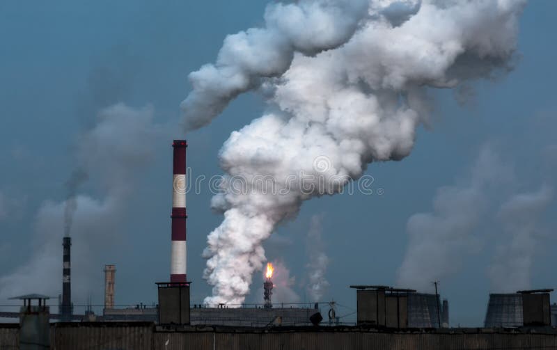 Puffs of steam stock image. Image of industrial, clouds - 64955351