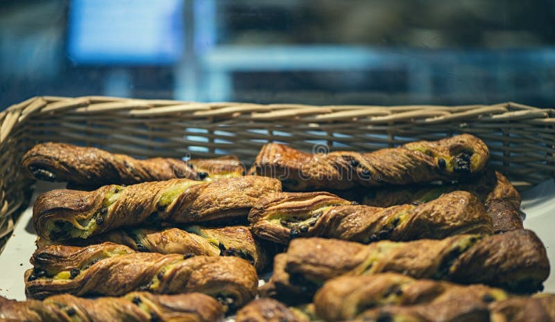 Puffs on supermarket shelf stock image. Image of germany - 85559287