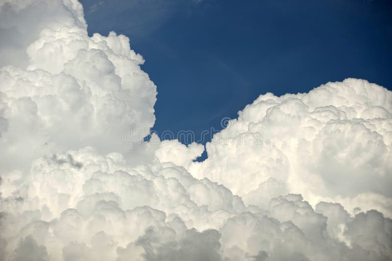 Puffy clouds stock image. Image of atmospheric, climate - 29503057