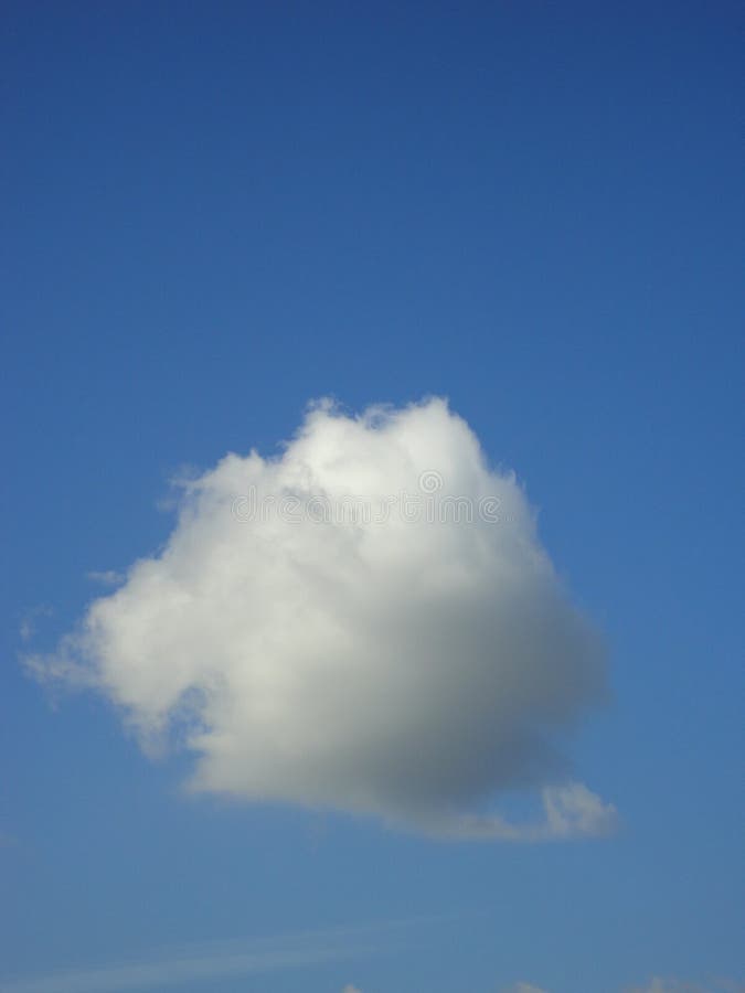 A puffy white round cloud stock photo. Image of puffy - 78994260