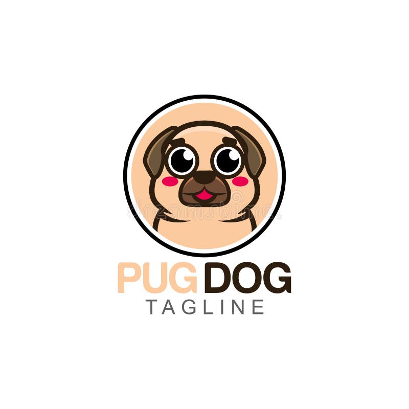 Pug Silhouette Circle Stock Illustrations – 87 Pug Silhouette Circle ...