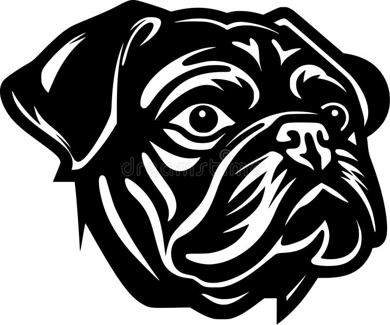 Pug - High Quality Vector Logo - Vector Illustration Ideal for T-shirt ...