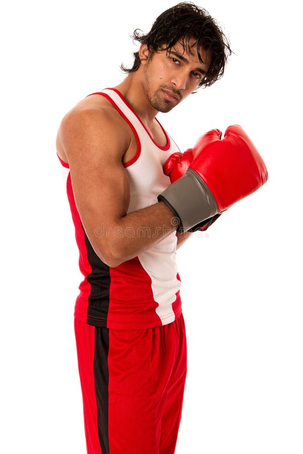 Pugile maschio immagine stock. Immagine di pugile, uniforme - 40175189